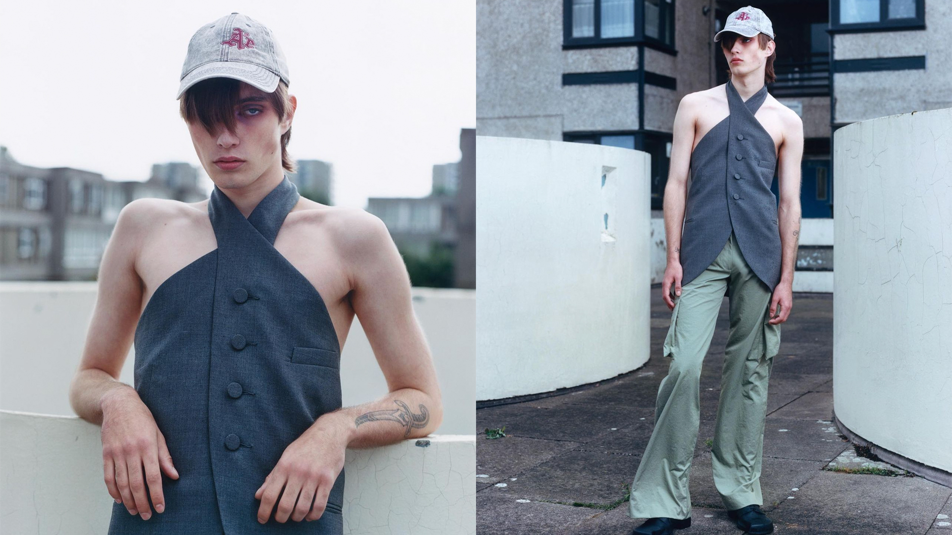 Menswear designer Aaron Esh is rewriting the masculine archetype ...